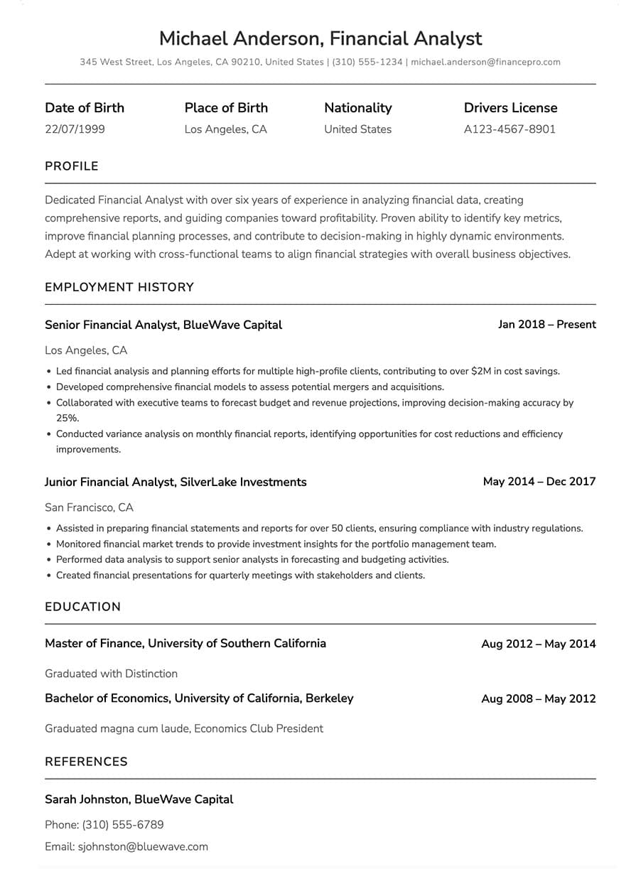 MiCV | Crea tu CV en minutos